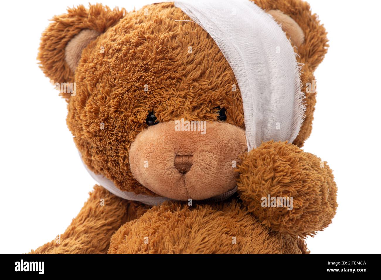 Teddy bear bandaged head hi-res stock photography and images - Alamy