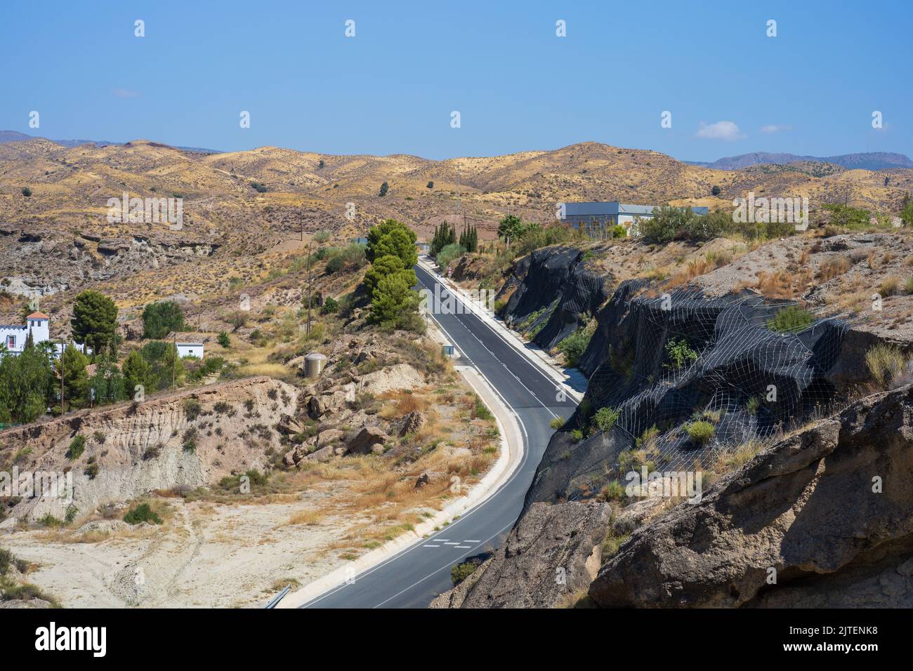 Partaloa a Small Town in the Almanzora Valley, Almeria province ...