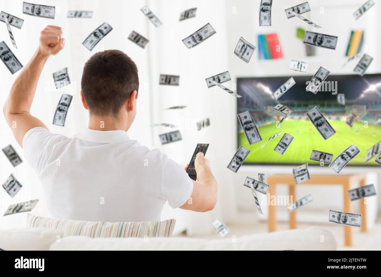 Football money soccer hi-res stock photography and images - Alamy