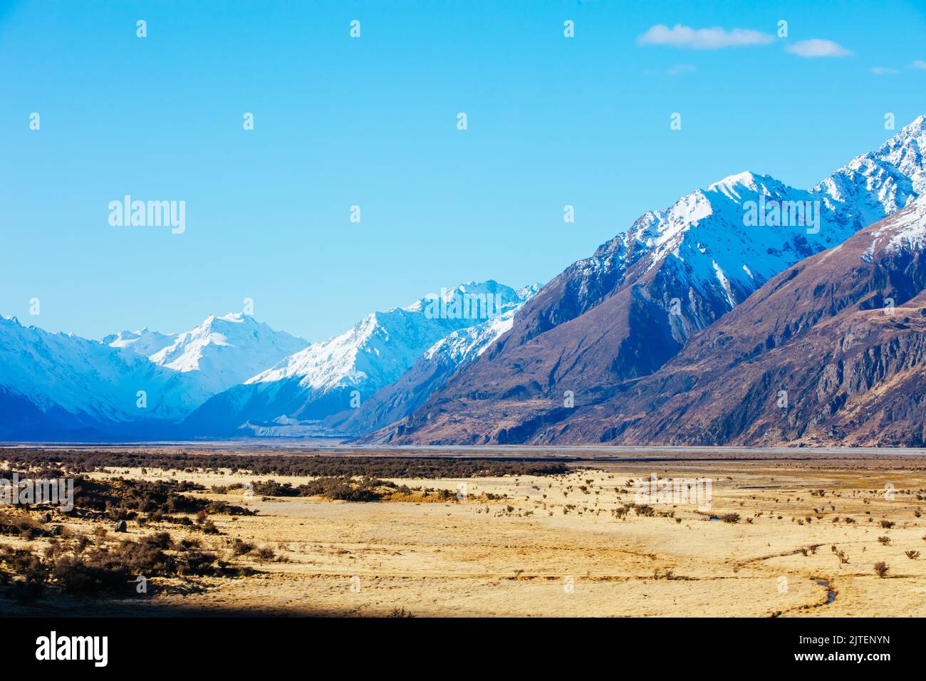 Lake Pukaki Views in New Zealand Stock Photo - Alamy