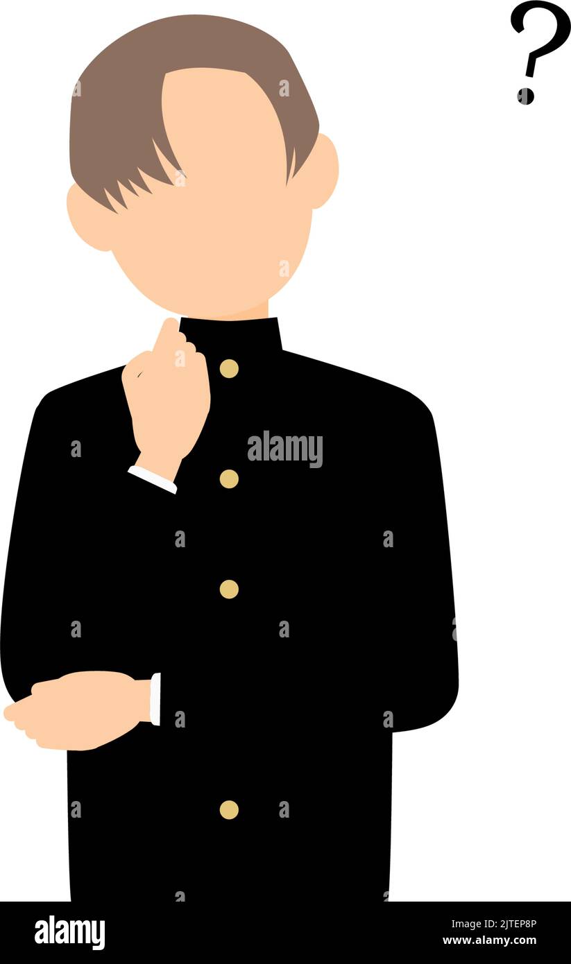 Student wearing uniform Stock Vector Images - Alamy