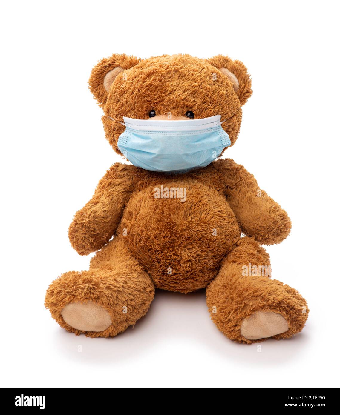 Teddy bear in protection mask hi-res stock photography and images - Alamy