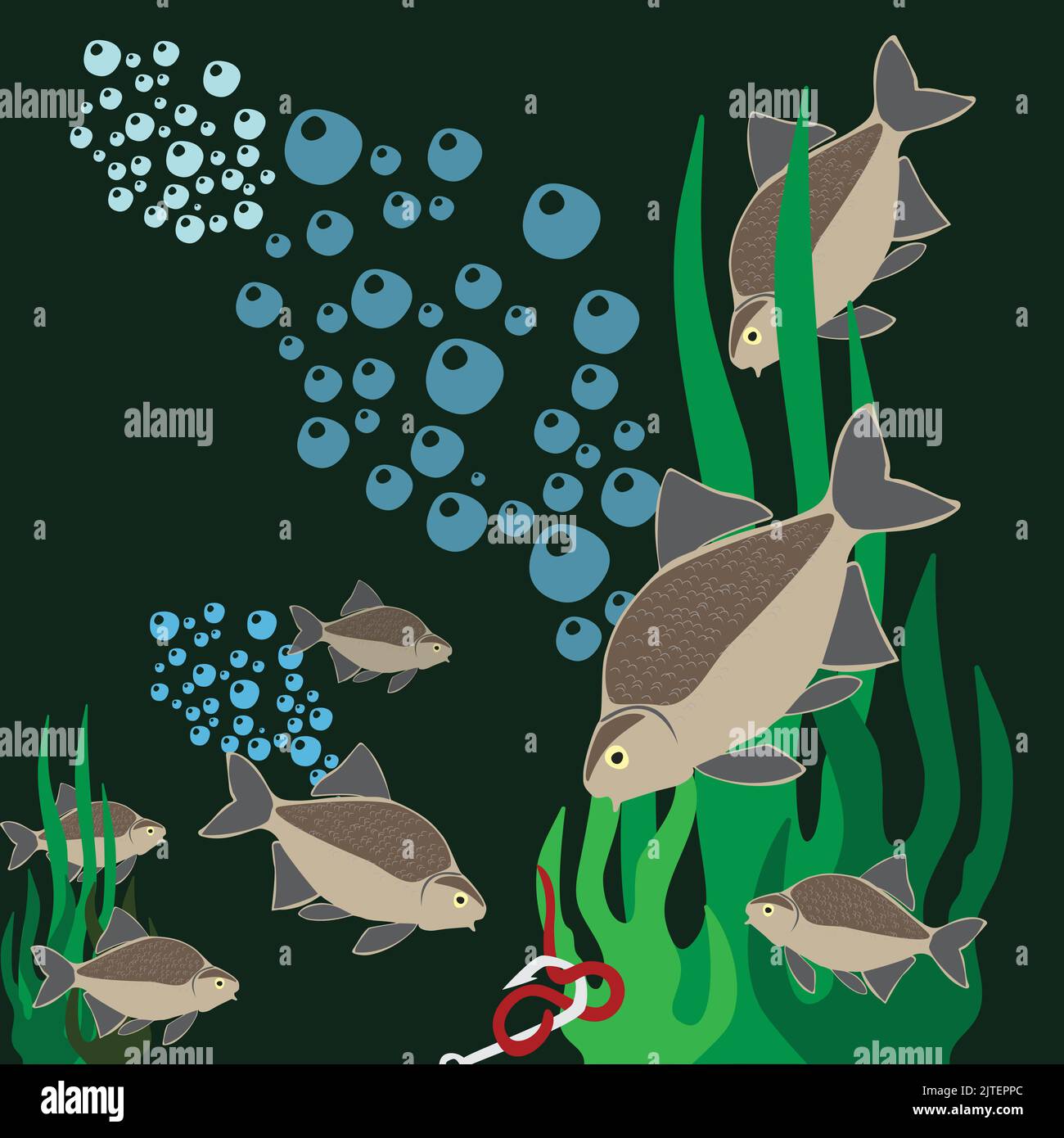 Vintage swimming poster poster Stock Vector Images - Alamy