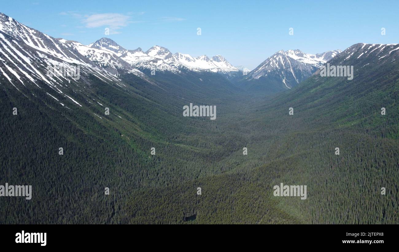 Northern B.C. Mountains Stock Photo - Alamy