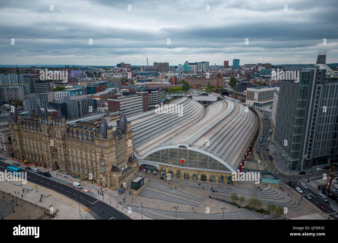 Liverpool Lime Street station - the main railway station in the city ...
