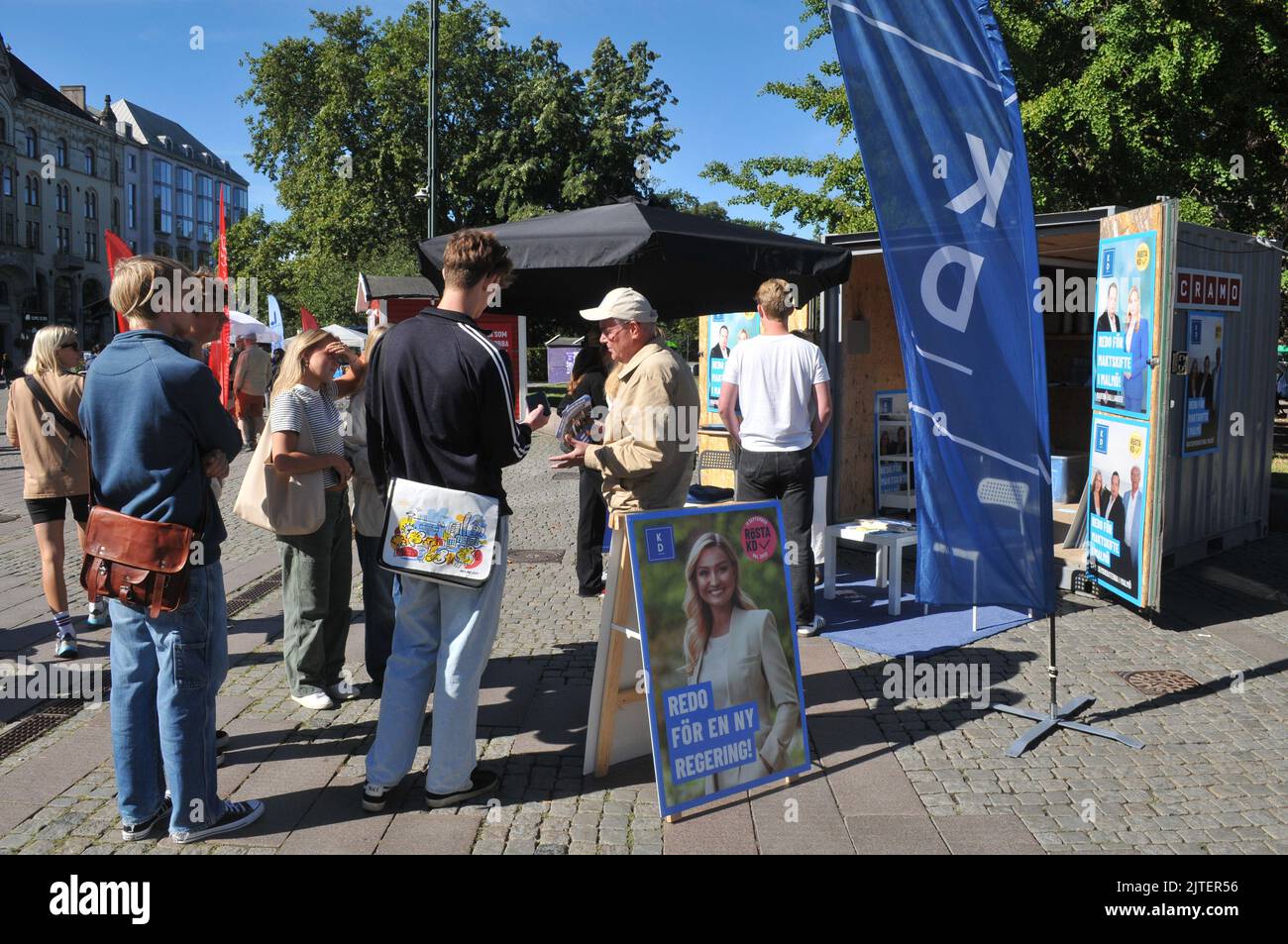Malmo /Sweden/30 August 2022/Swedien votes for egneral election on ...