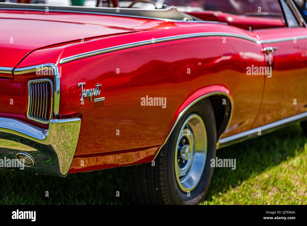 Statesboro, GA - May 17, 2014: Shallow depth of field of the rear ...