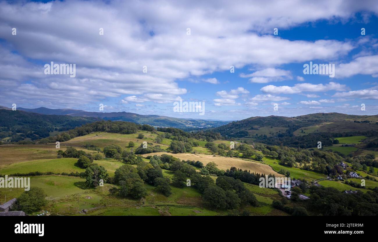 Wonderful Lake District National Park with its stunning landscape ...