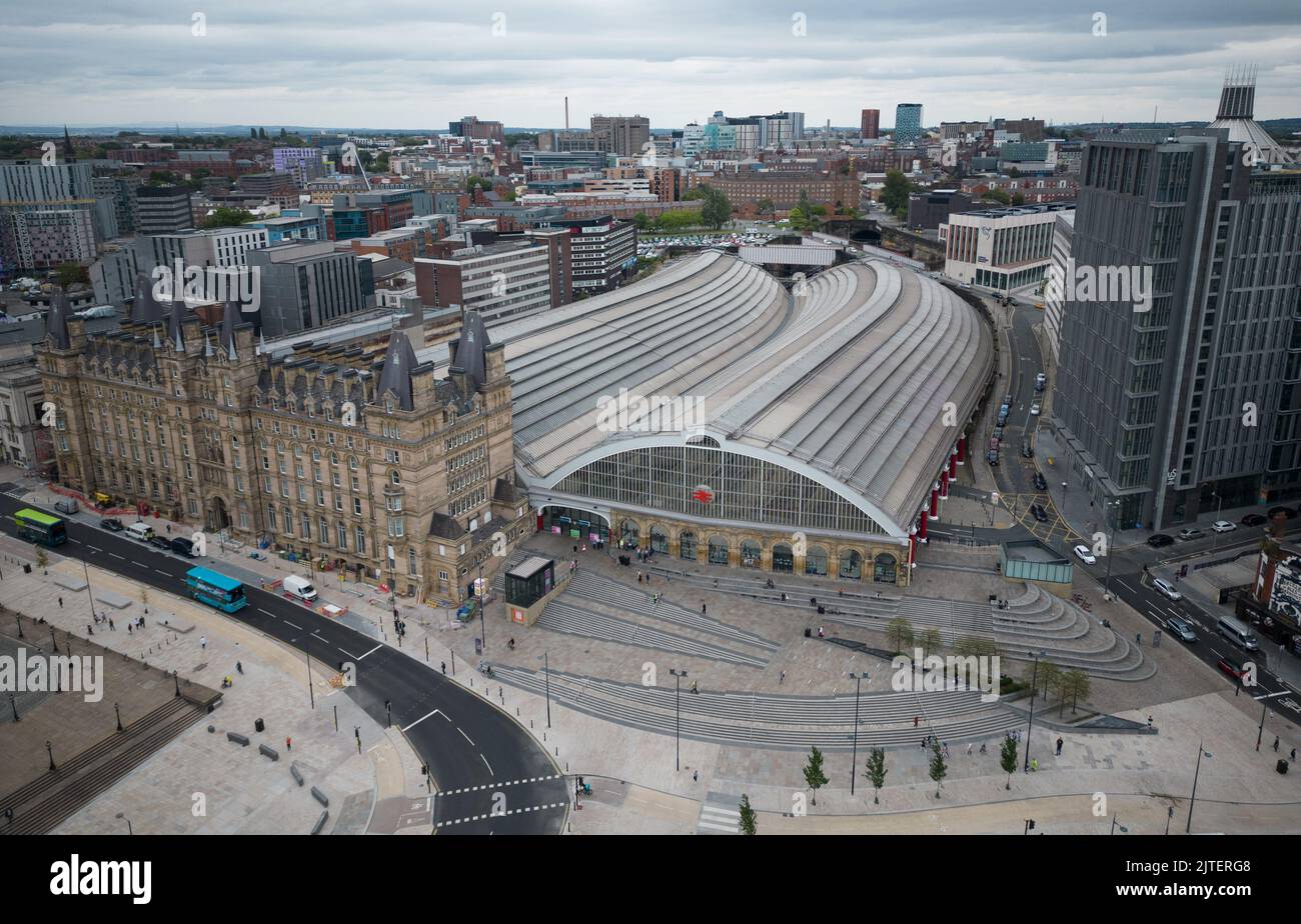 Liverpool Lime Street station - the main railway station in the city ...