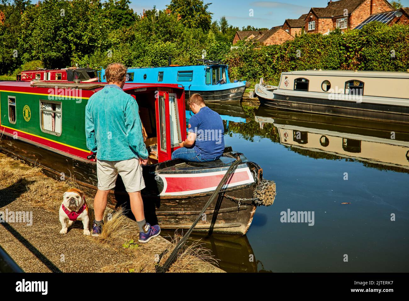 Lymm, Cheshire, the Bridgewater Canal Stock Photo - Alamy