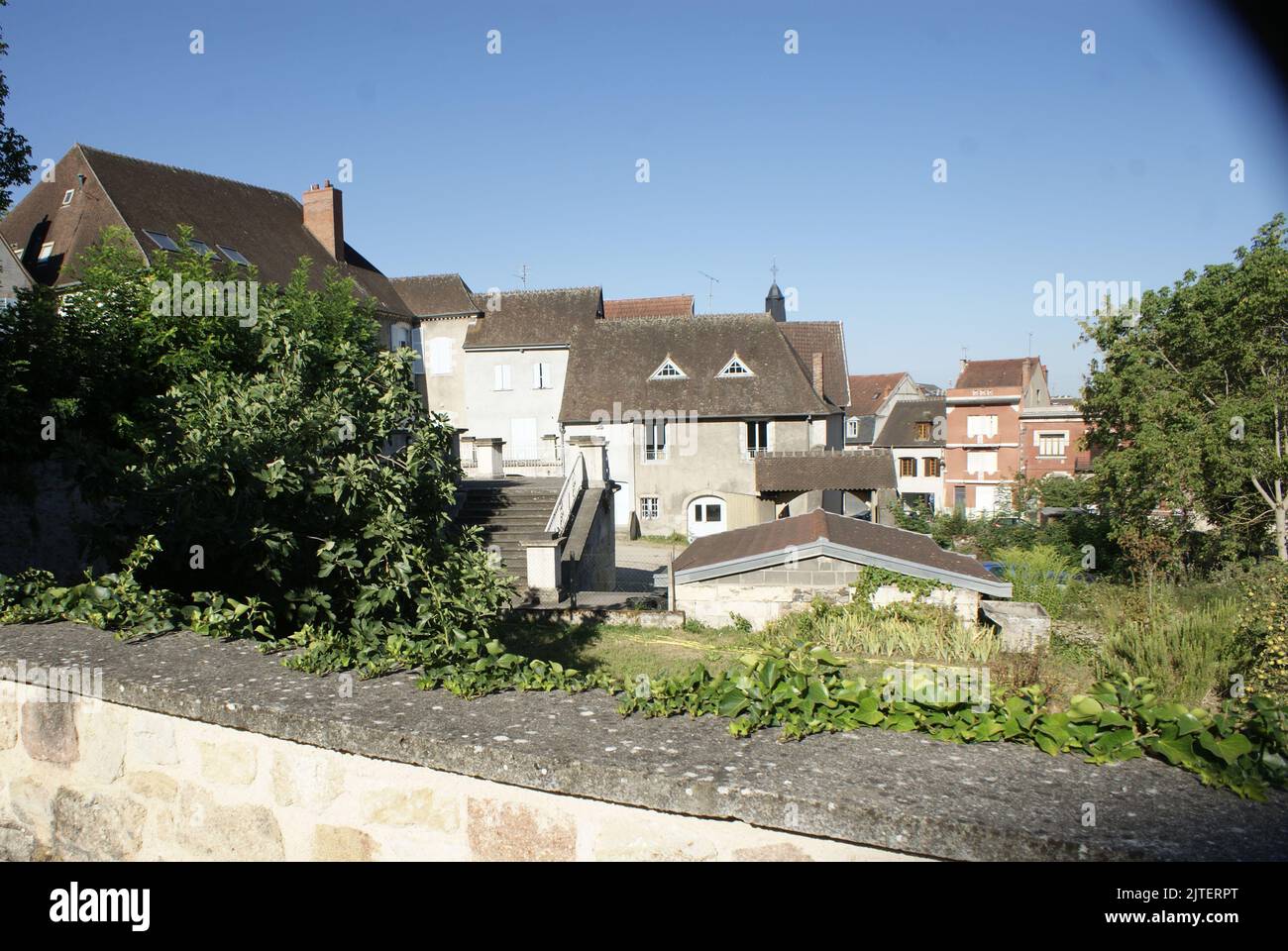 La ville de Montluçon, l'Allier, France Stock Photo - Alamy