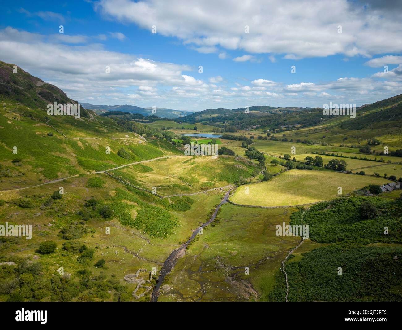 Wonderful Lake District National Park with its stunning landscape ...