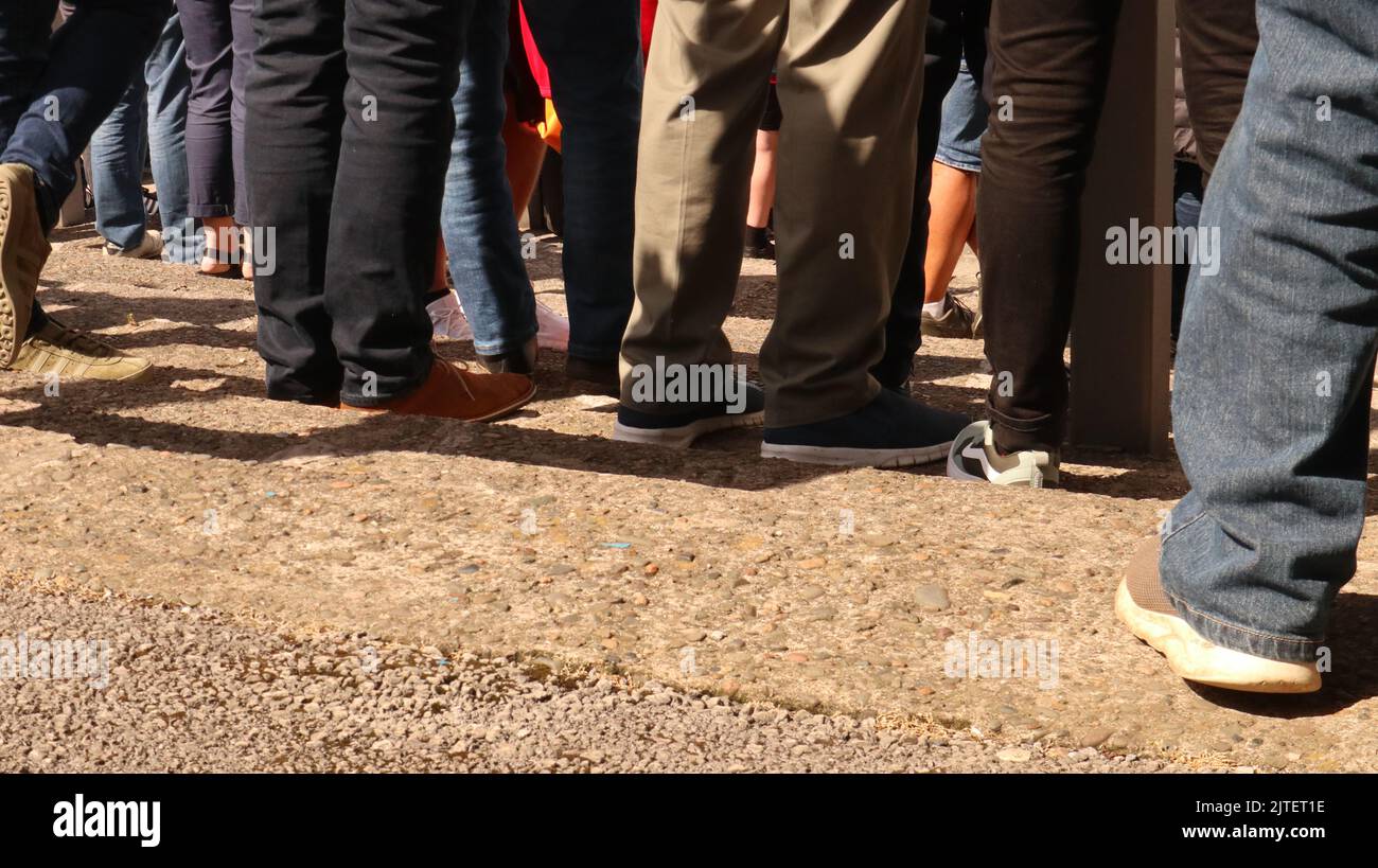 Football supporters standing on hi-res stock photography and images - Alamy