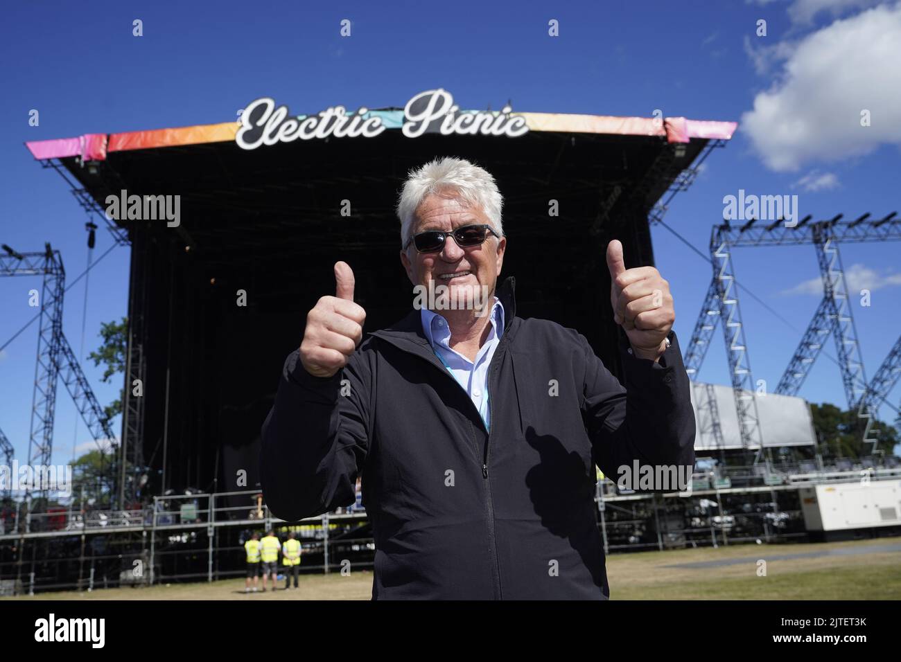 Electric Picnic festival director Melvin Benn in front of the main ...