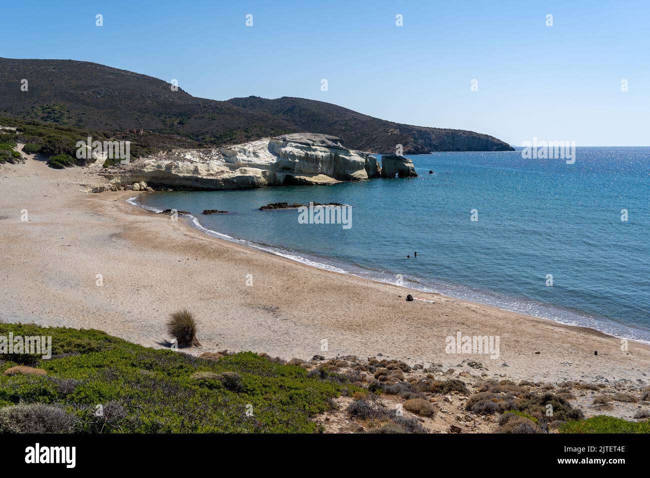 Mylos beach hi-res stock photography and images - Alamy