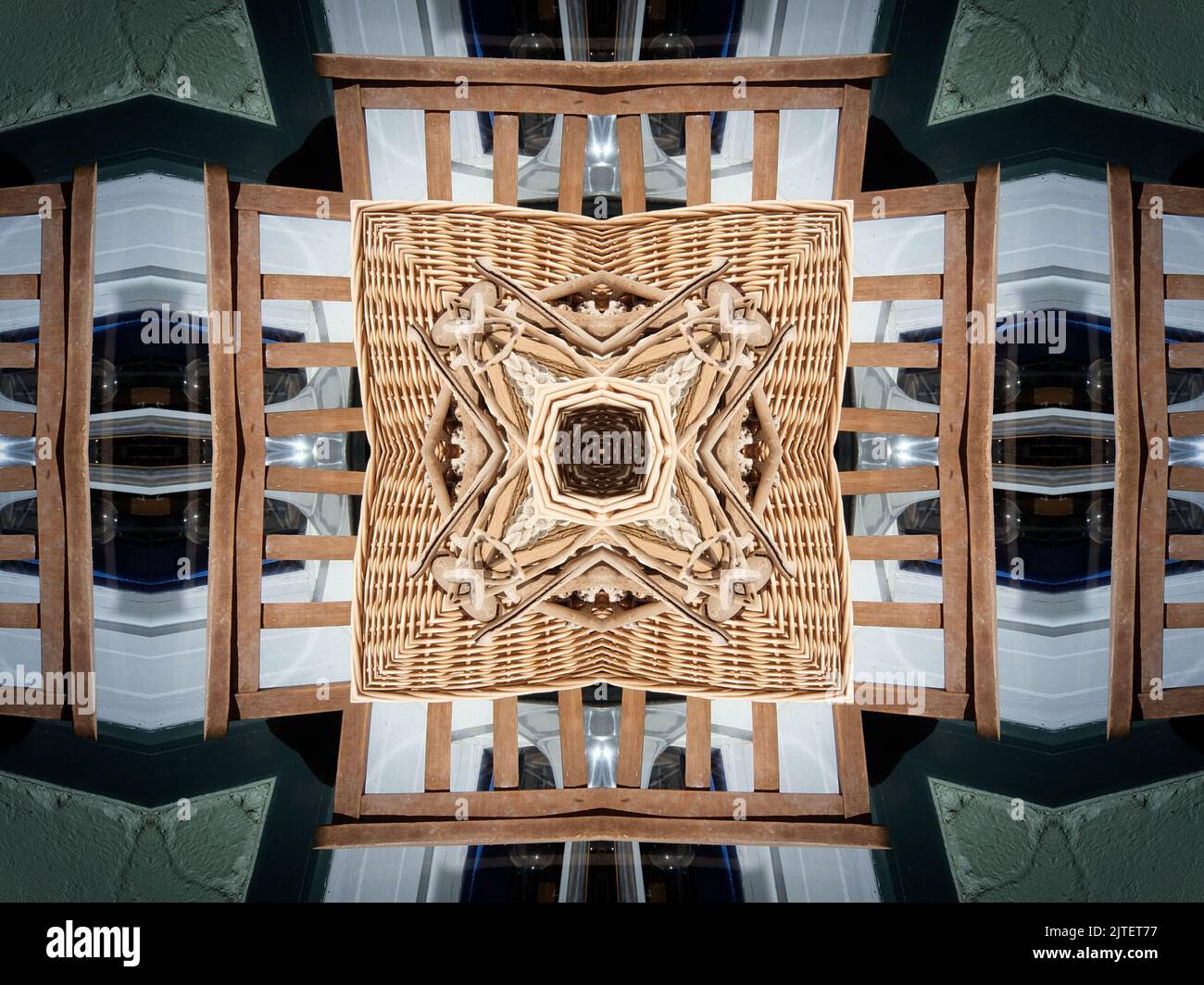 Beautiful abstract repeat pattern of architectural and decorative ...