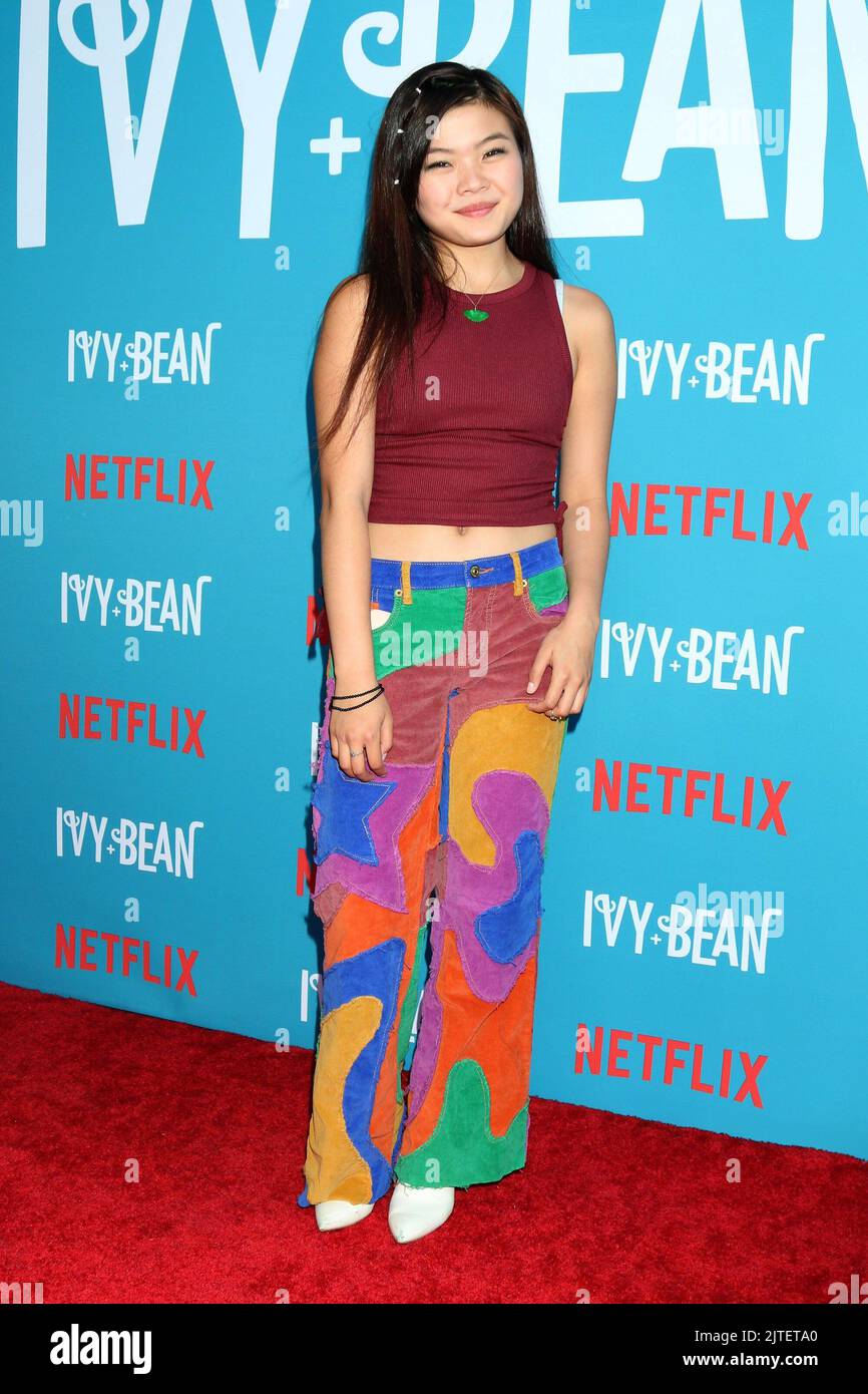 Los Angeles, CA. 29th Aug, 2022. Miya Cech at arrivals for IVY BEAN ...