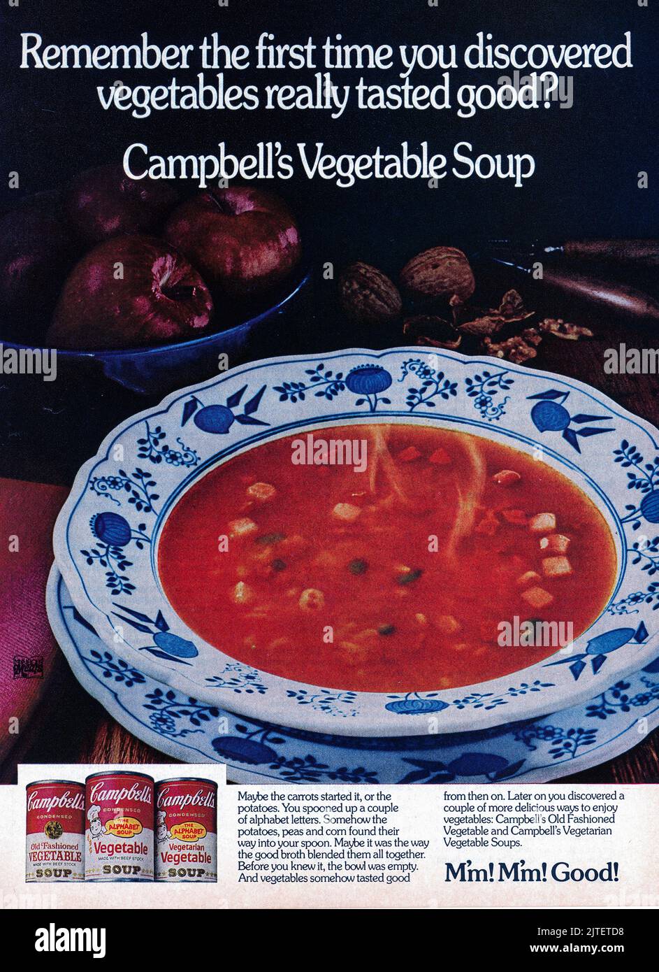 Vintage campbell’s soup advertisement hi-res stock photography and ...