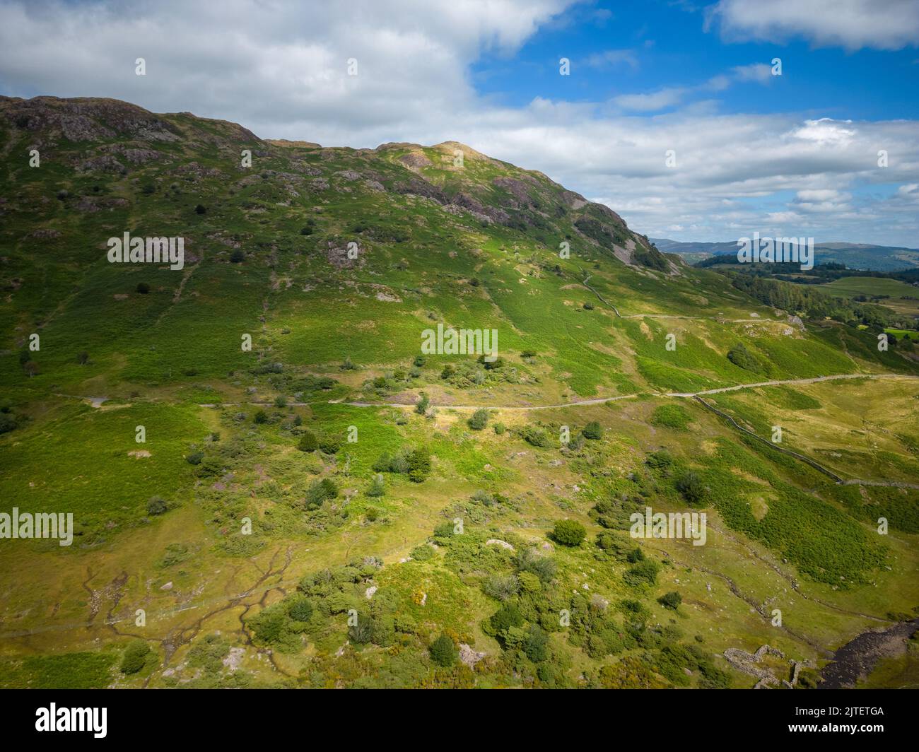 Amazing landscape of Lake District National Park Stock Photo - Alamy