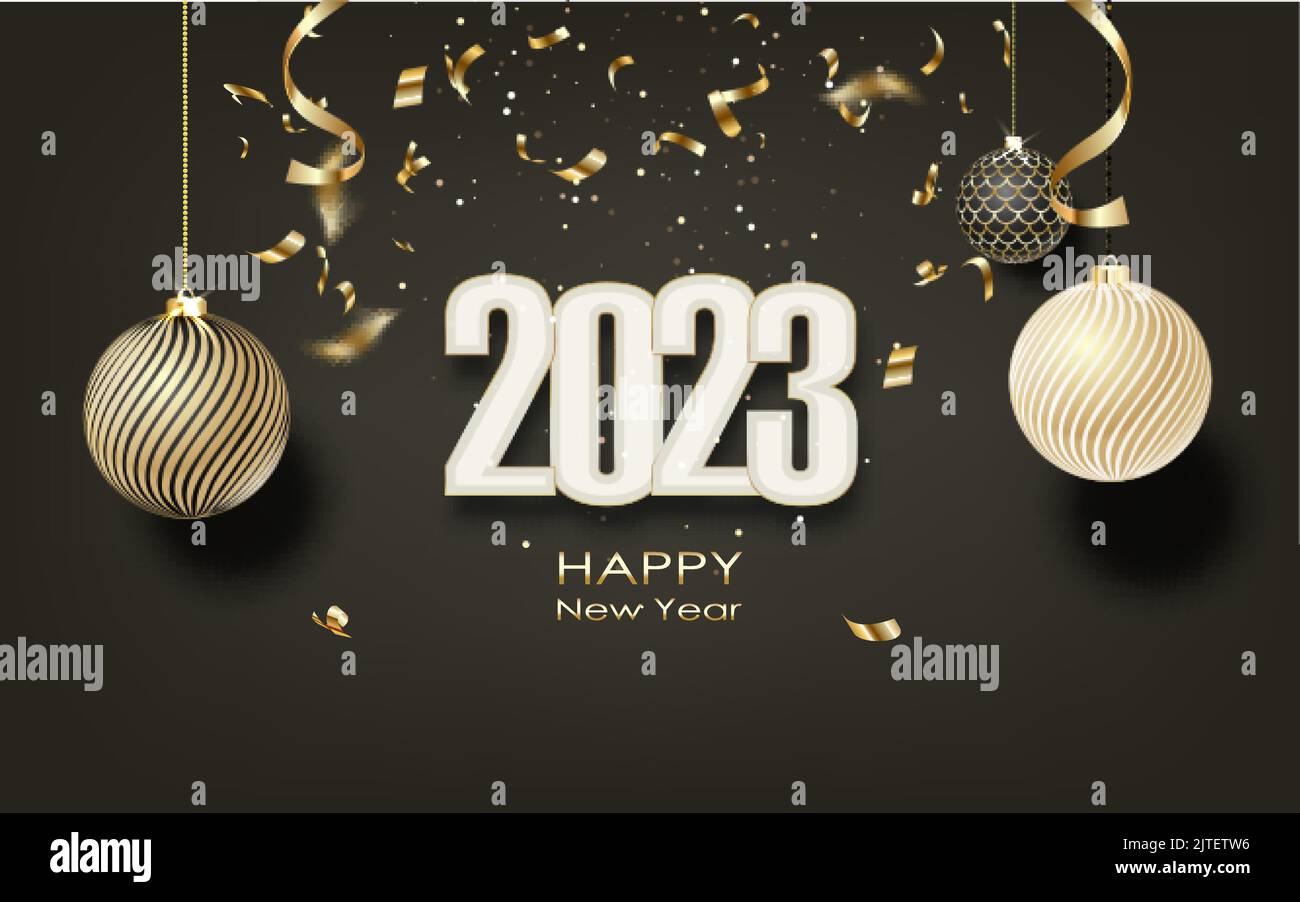 2023 Happy New Year Background Design Stock Vector Image & Art - Alamy