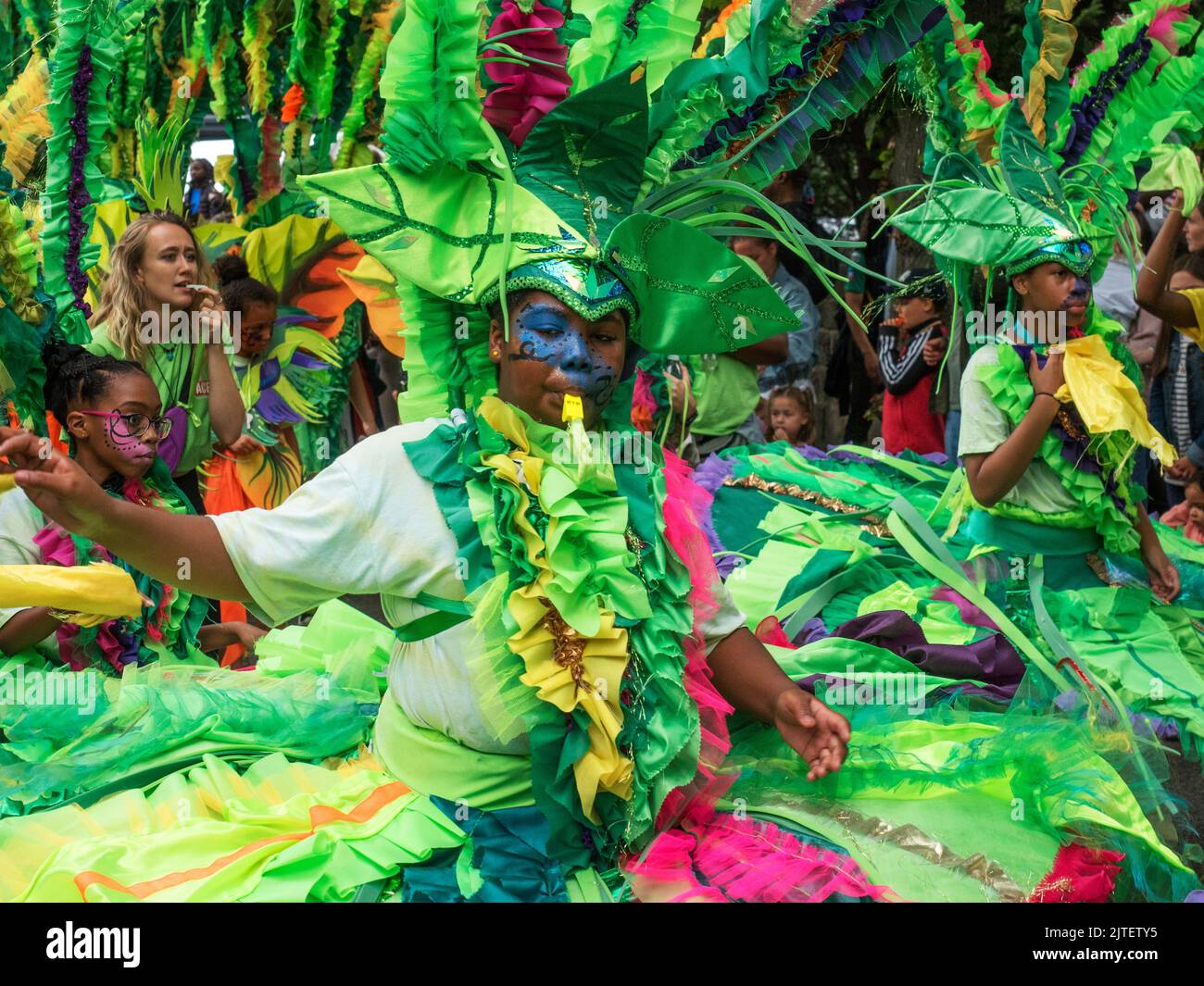 2022 August 29 - UK - Yorkshire - Leeds West Indian Carnival - Dancer ...