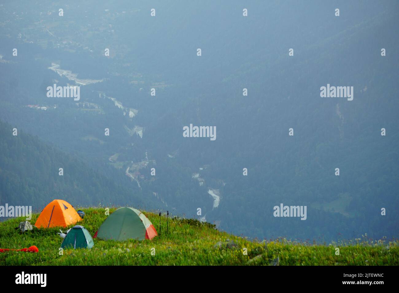 An aerial view tents hi-res stock photography and images - Alamy