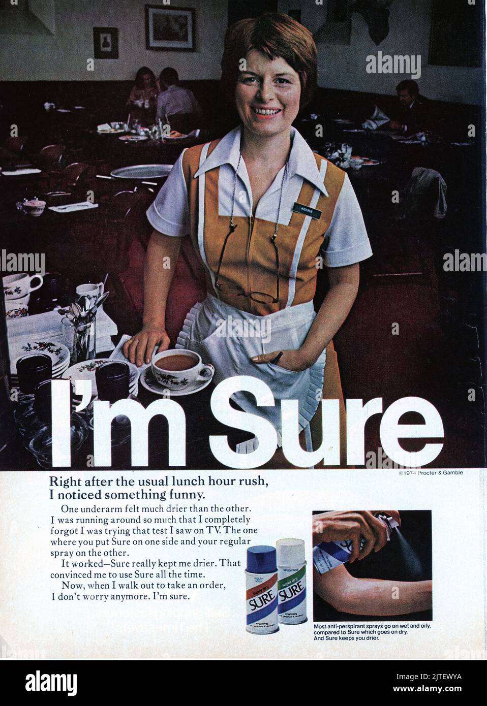 Vintage July 1974 "Redbook" magazine issue advert, USA Stock Photo - Alamy