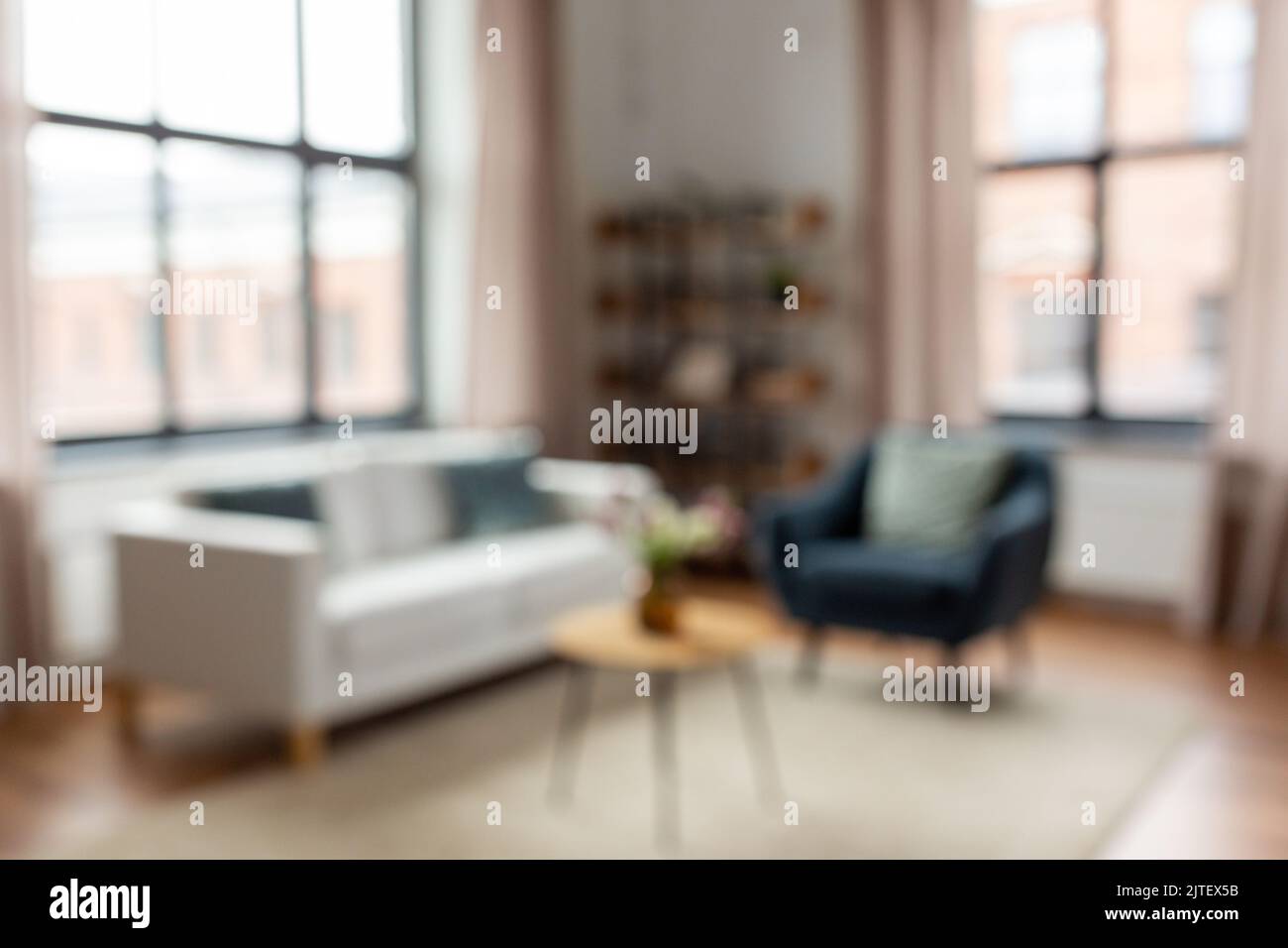 blurred living room interior at home Stock Photo - Alamy