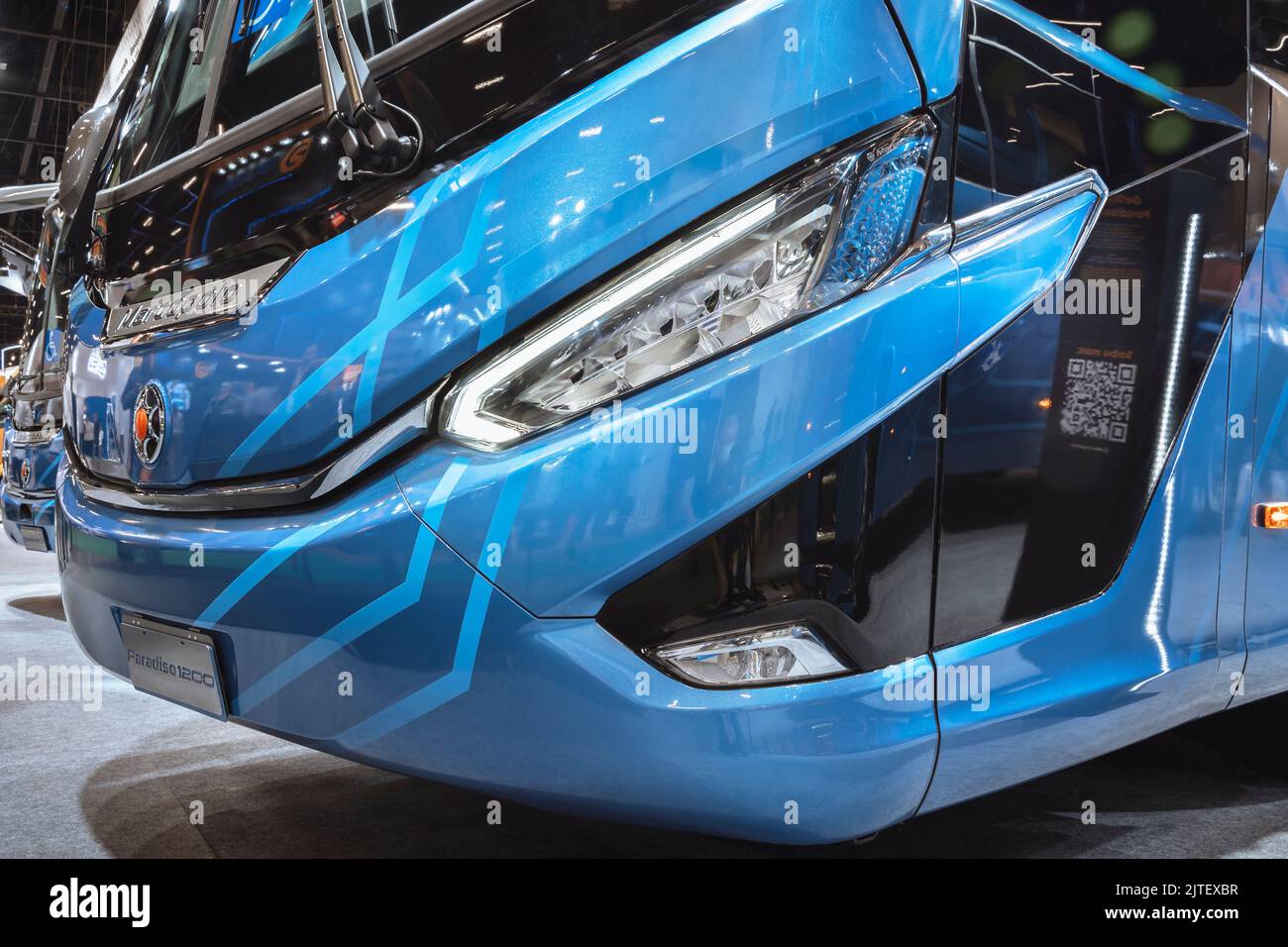 Front detail of bus Marcopolo Paradiso G8 1800 DD Volvo B450R on ...