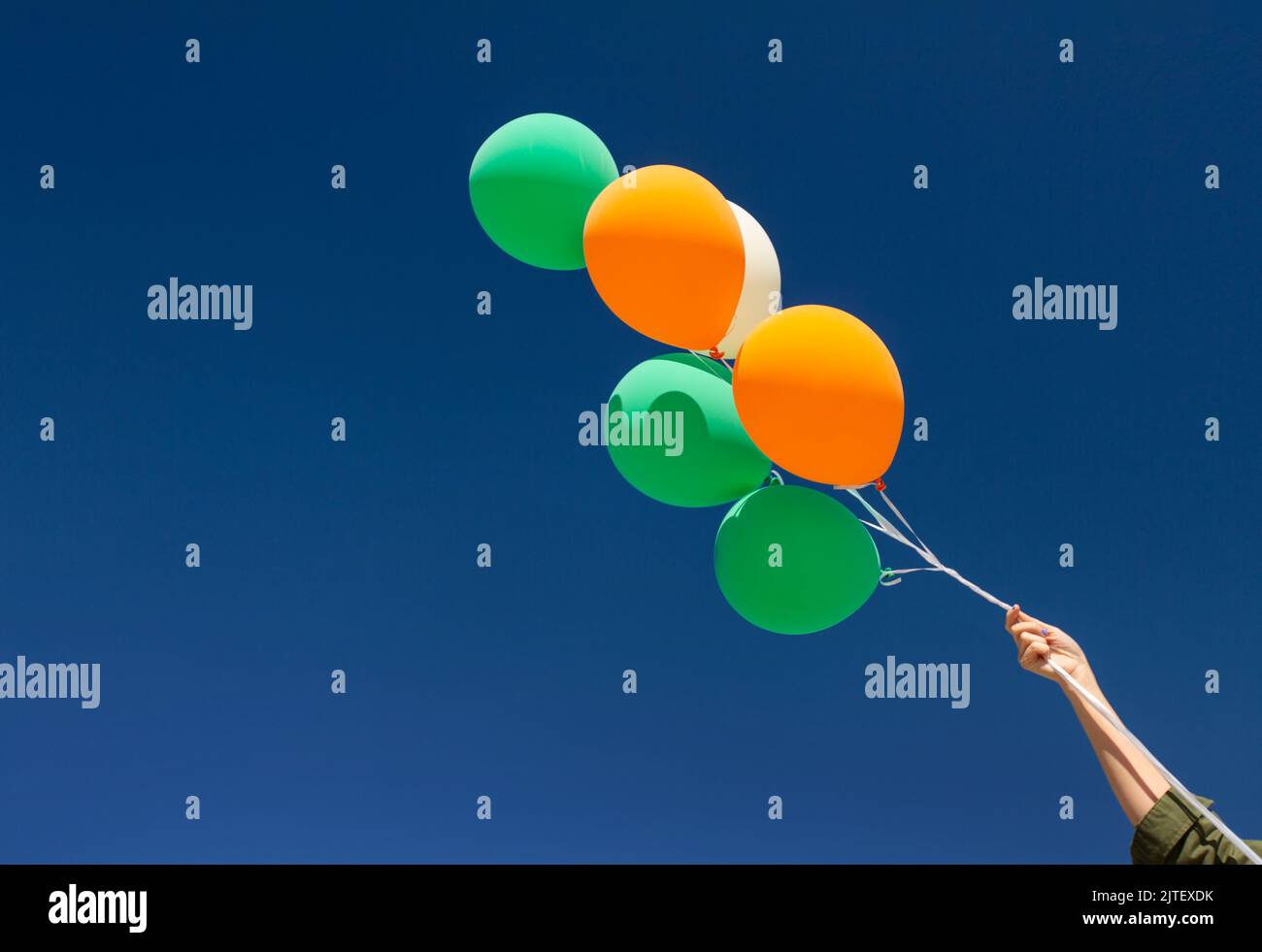 Balloons over the sky hi-res stock photography and images - Alamy