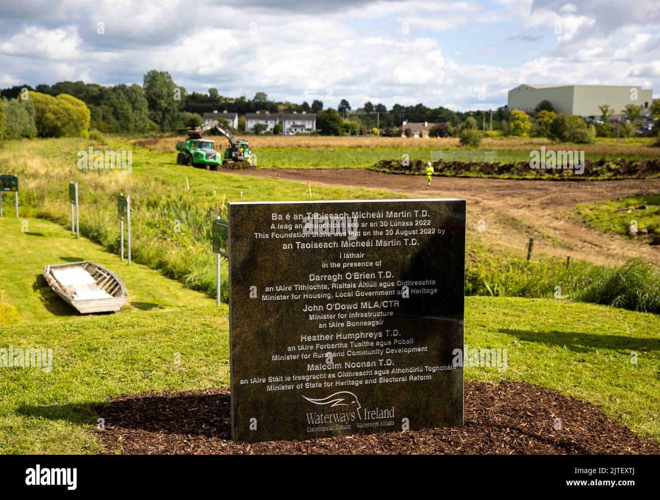 Foundation stone to mark the beginning of works on Phase 2 of the ...
