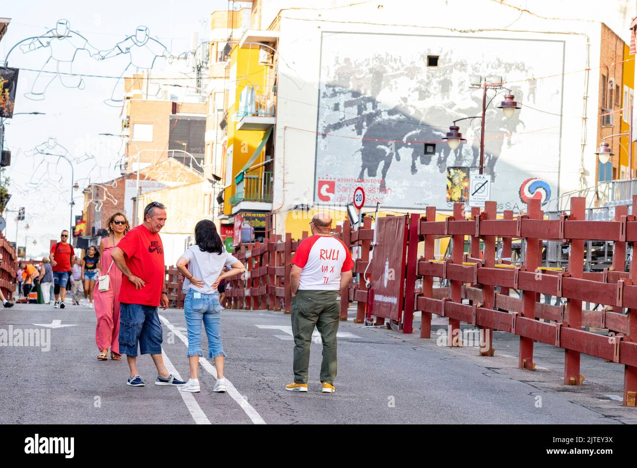 Running of the bulls. Bulls. Bull runs. San Fermines. Encierro that is ...