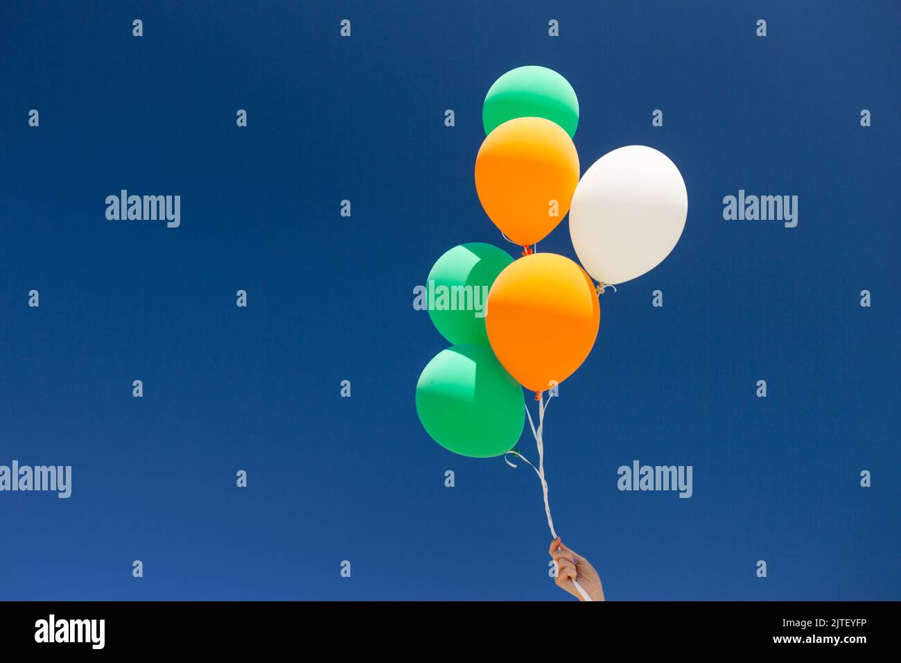 Balloons over the sky hi-res stock photography and images - Alamy