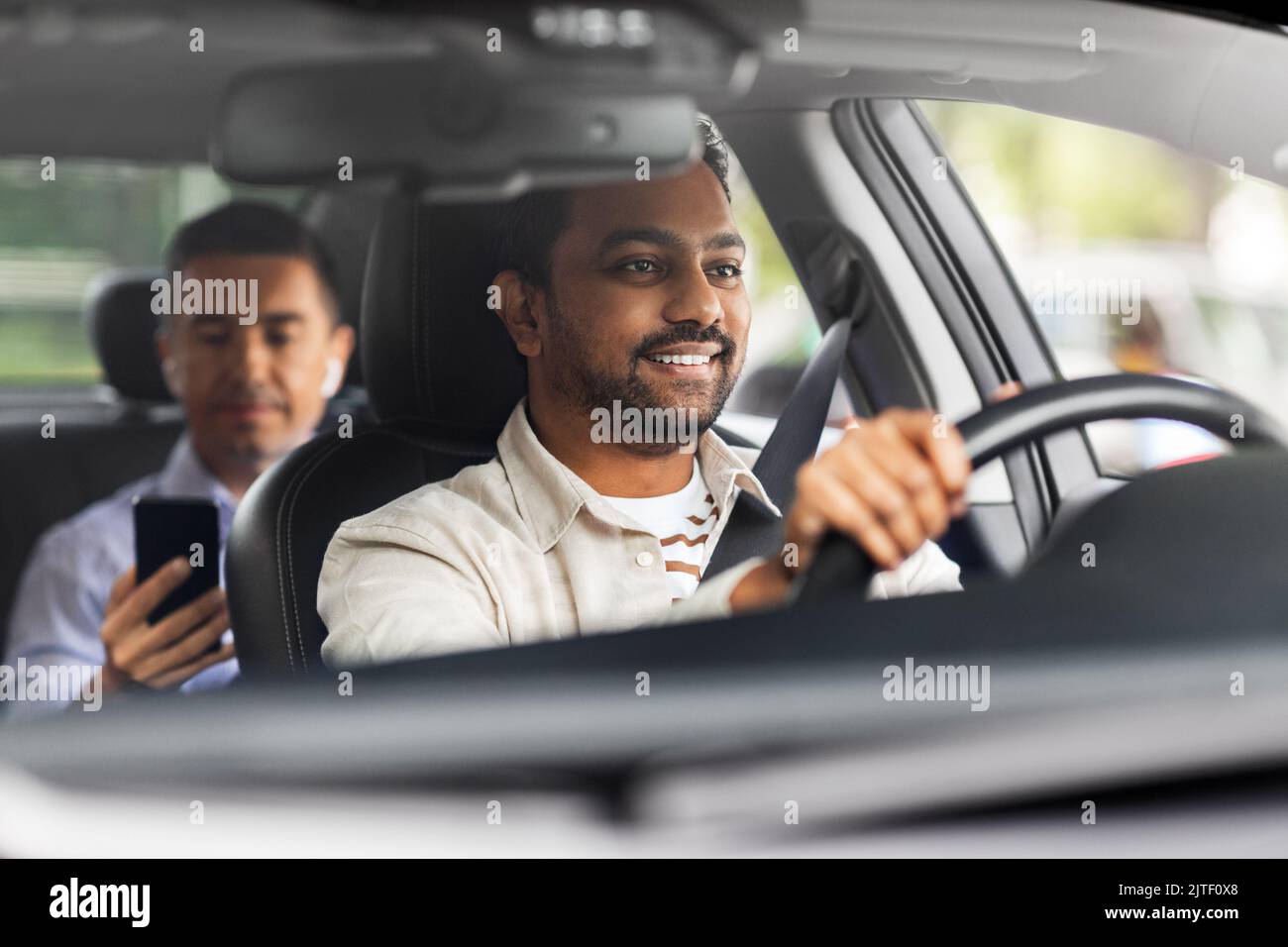 Hispanic man male driver passenger service hi-res stock photography and ...