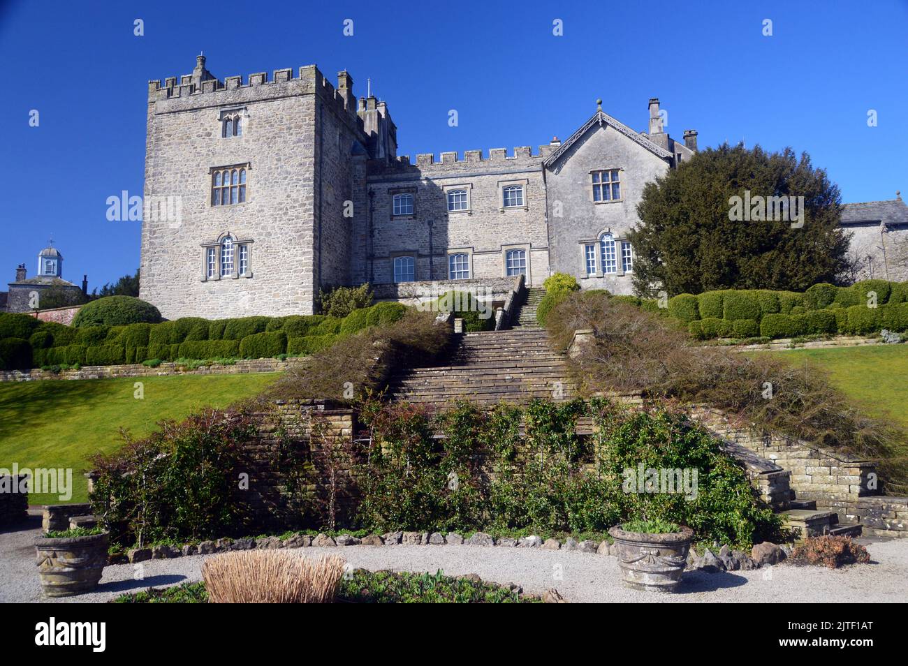 Sizergh Castle and Garden near Kendal, Lake District National Park ...