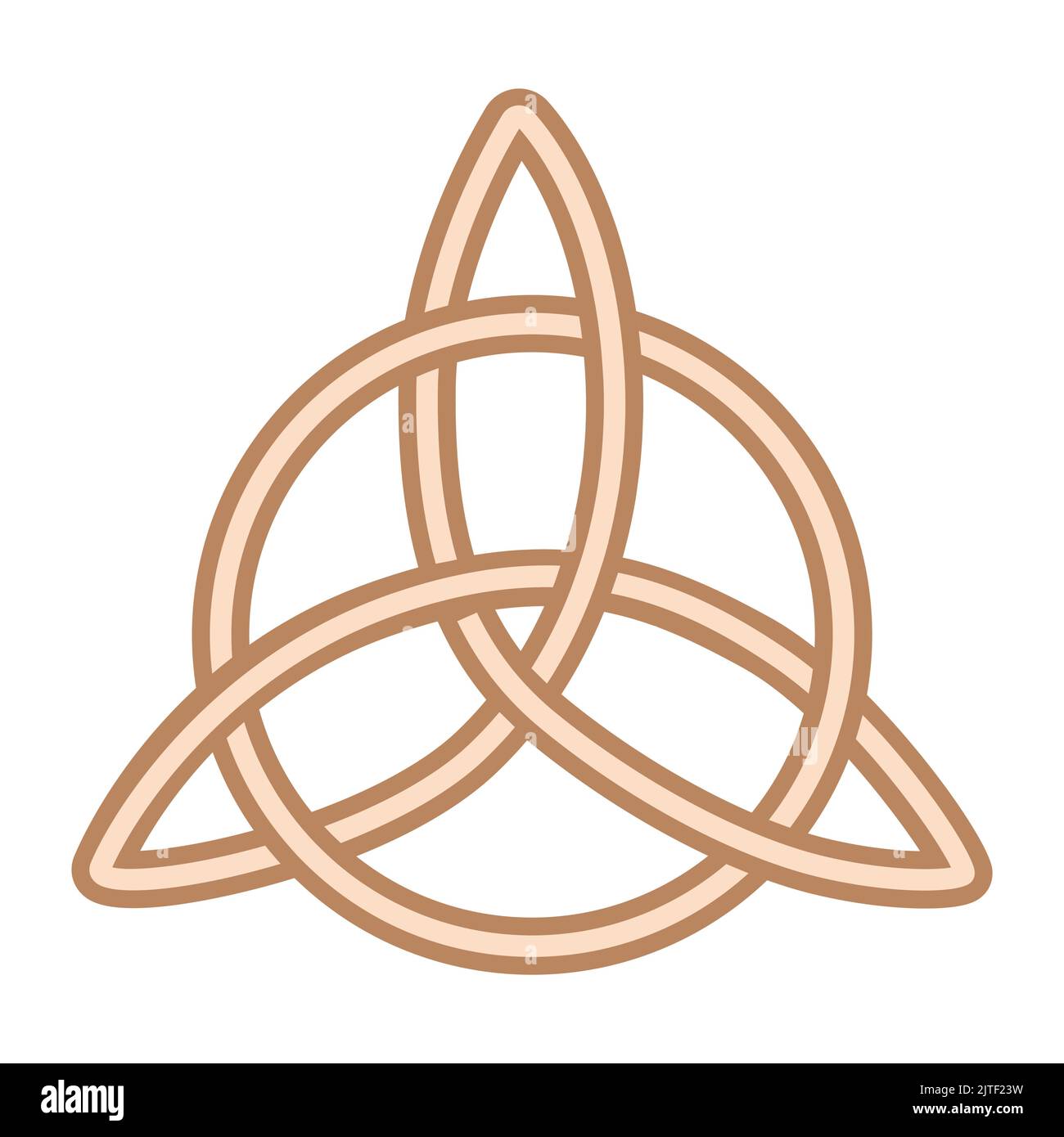 Celtic Trinity Knot. Pendant. Beige trendy, design with runes and sun ...