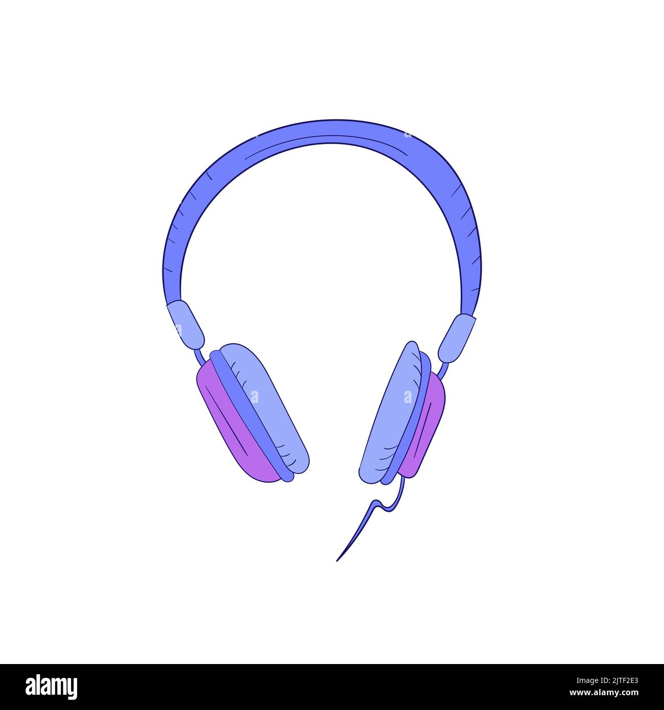 Headphones icon. Illustration of great headphones vector icon for web ...