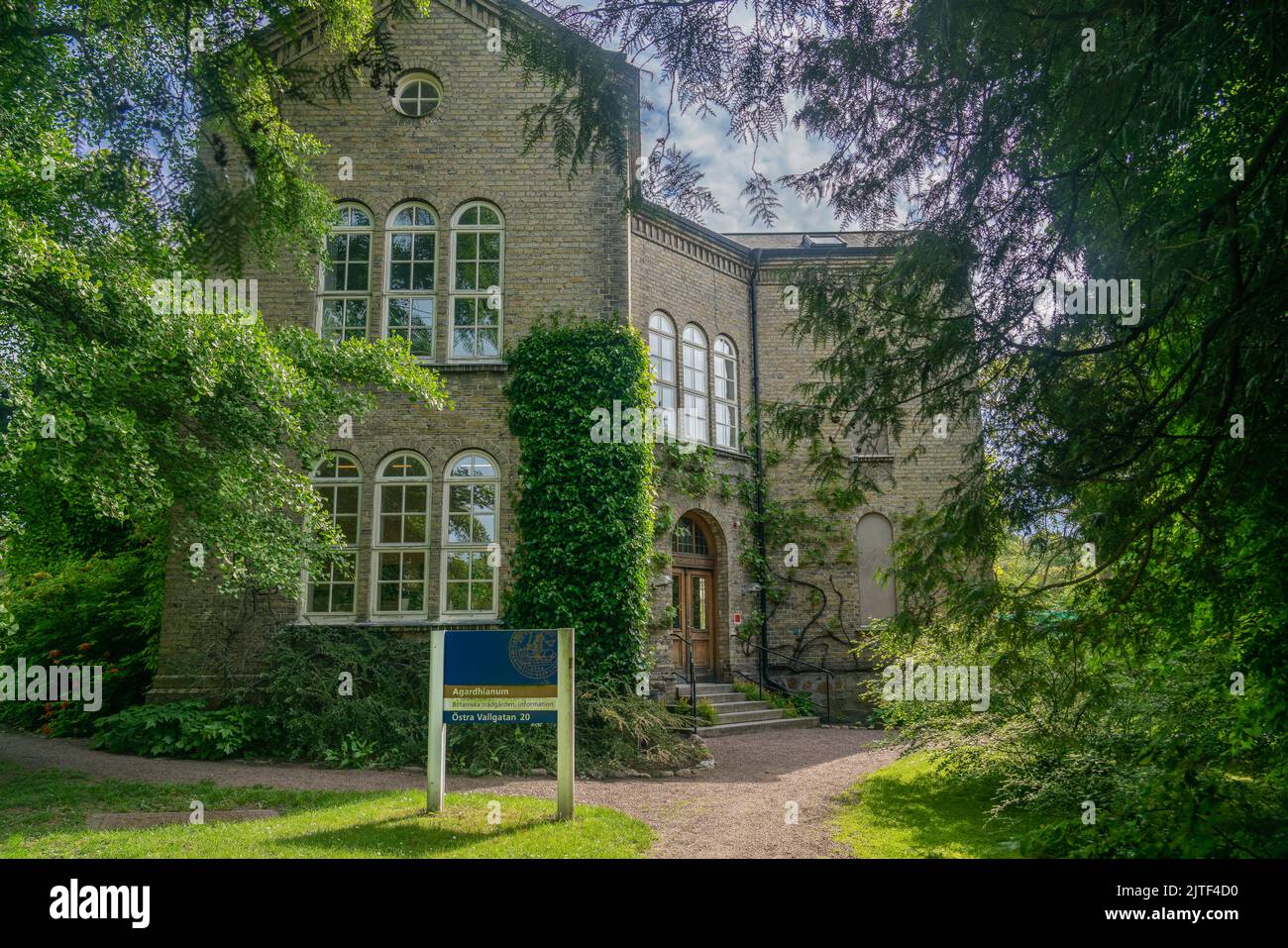 Lund, Sweden - June 9, 2022: The Botanical Gardens in Lund are an ...