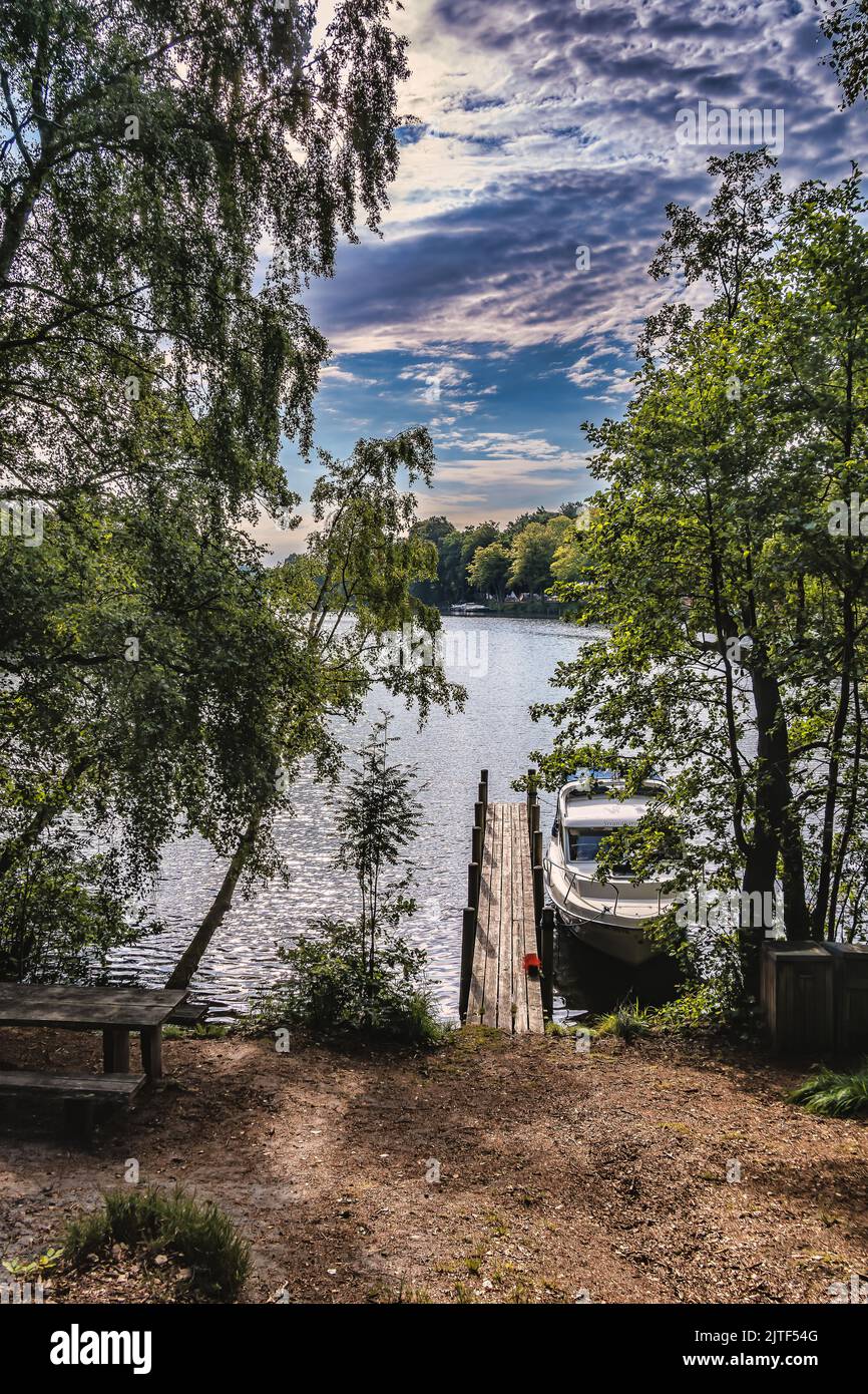 Ry Silkeborg camping grounds Skyttehuset in the Danish Lake District ...