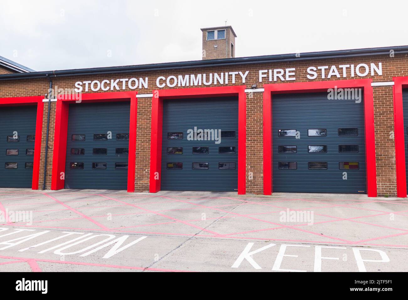 Stockton Community Fire Station at Norton on Tees,England,UK Stock ...