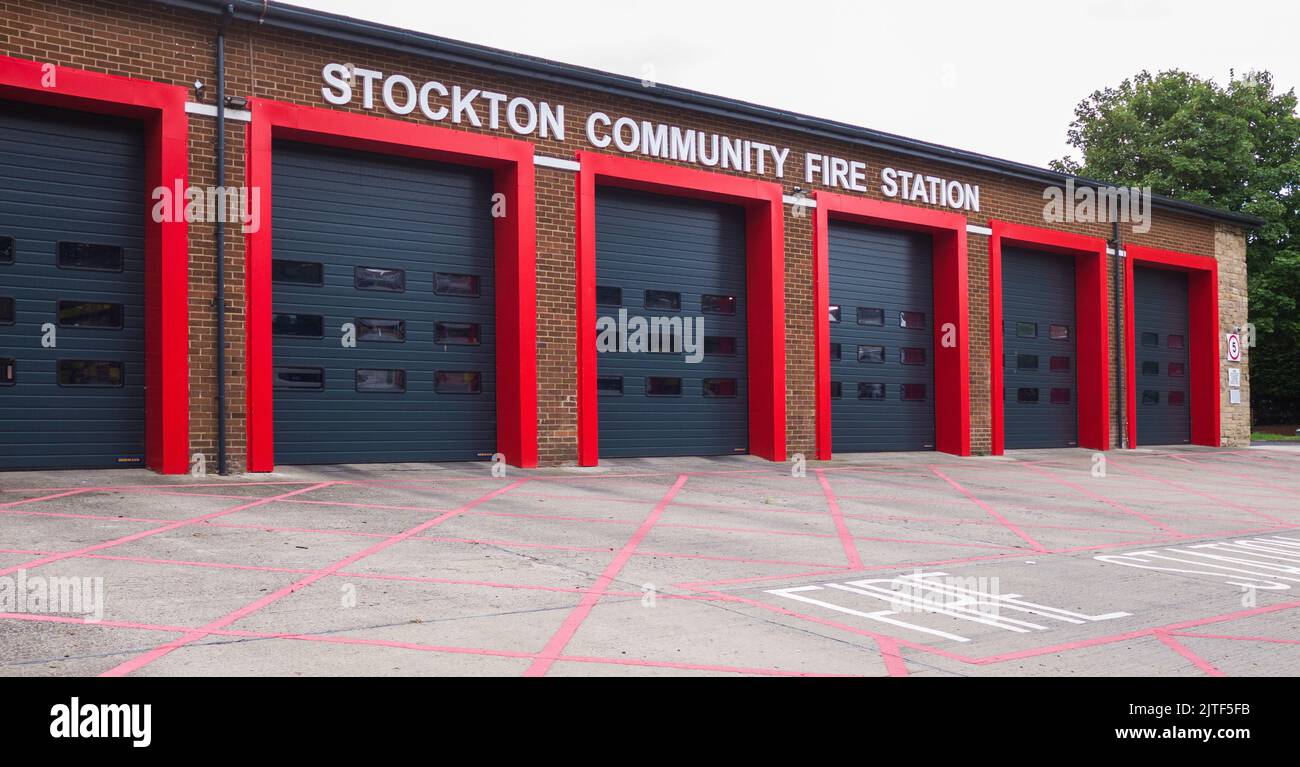 Stockton Community Fire Station at Norton on Tees,England,UK Stock ...