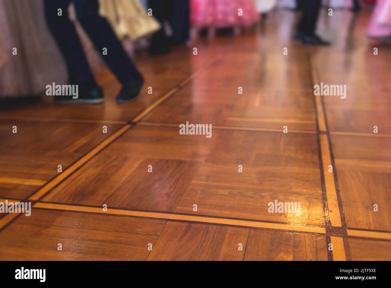 Couples dance on the historical costumed ball in historical dresses ...