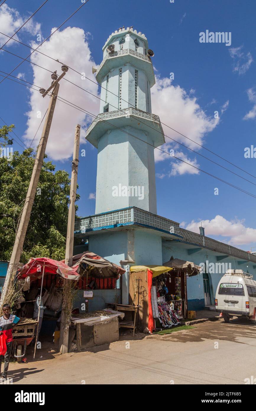 HARGEISA, SOMALILAND - APRIL 12, 2019: Minaret of a mosque in Hargeisa ...