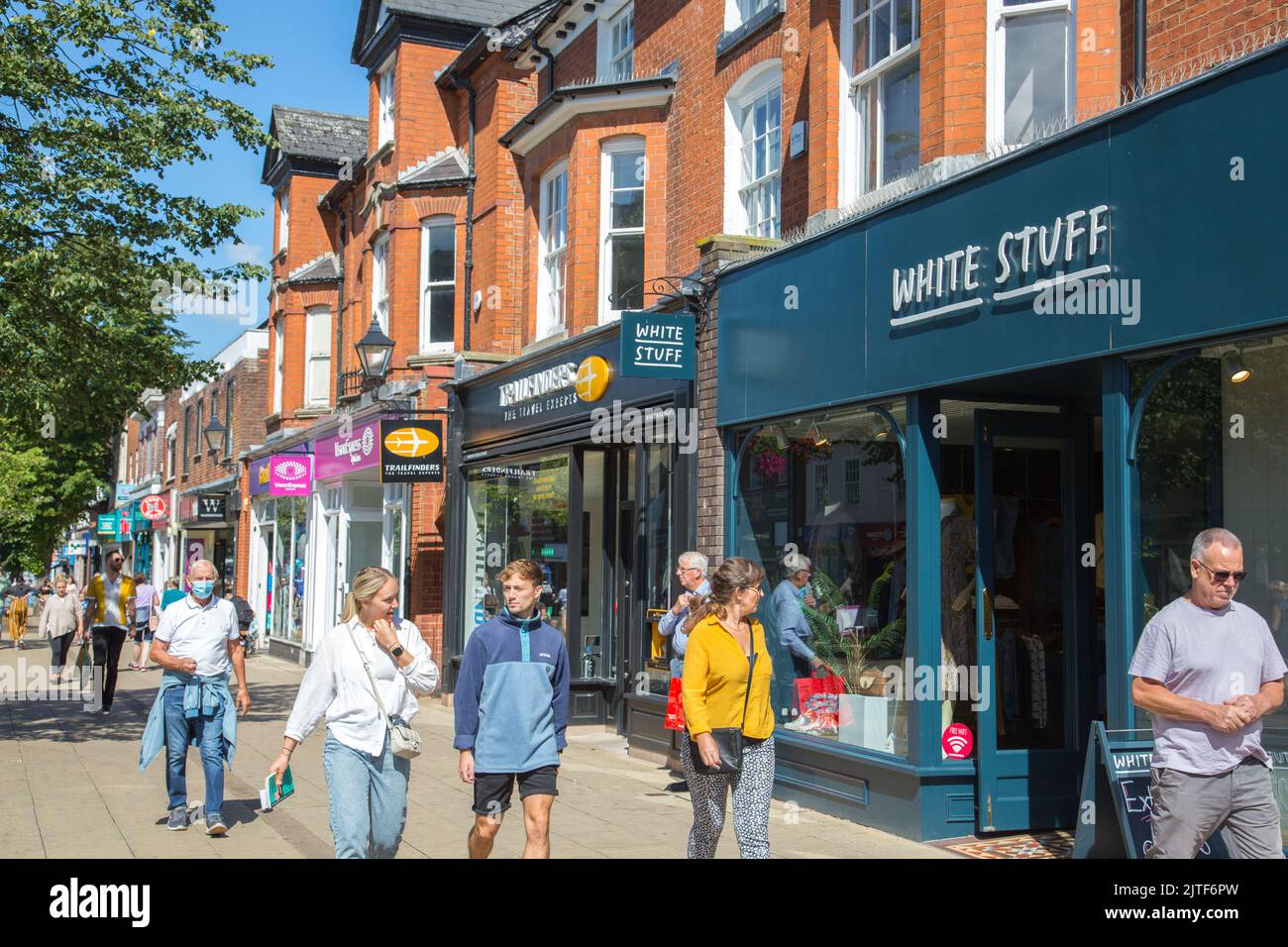 High Street, Solihull town centre, West Midlands Stock Photo - Alamy