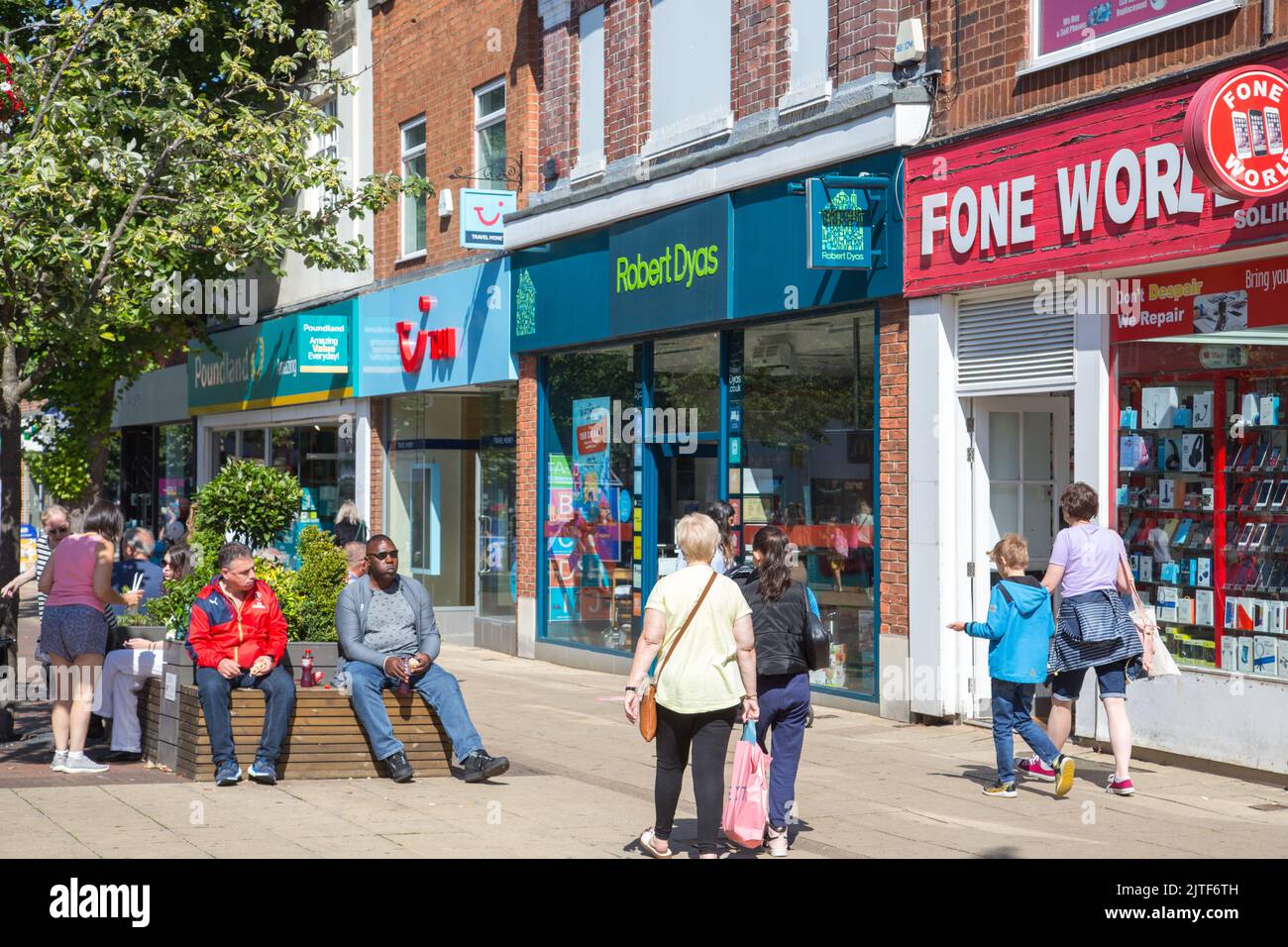 Solihull town centre west hi-res stock photography and images - Alamy