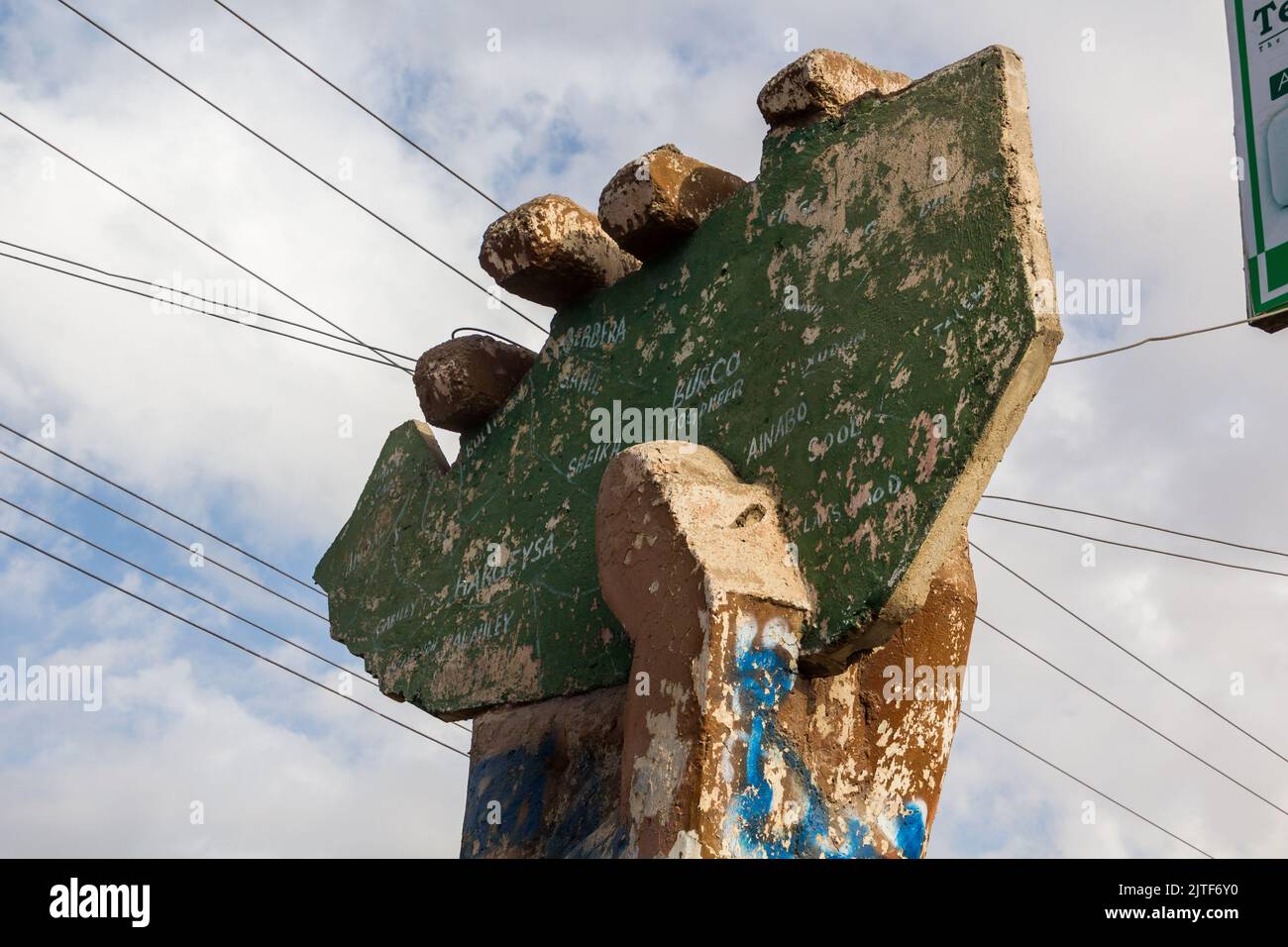 HARGEISA, SOMALILAND - APRIL 15, 2019: Somaliland Indepedence Monument ...