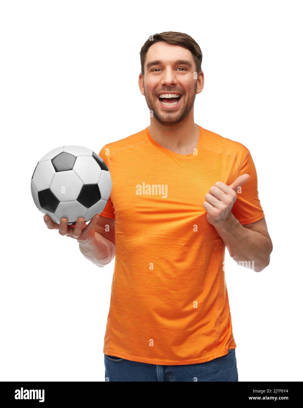 Football smiling laughing hi-res stock photography and images - Alamy
