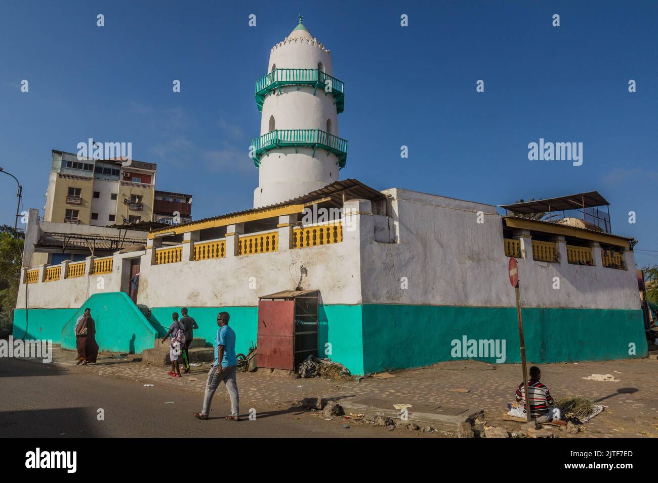 DJIBOUTI, DJIBOUTI - APRIL 17, 2019: Hamoudi Mosque in Djibouti ...