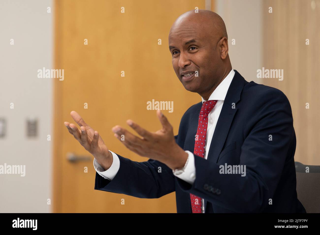 Ahmed Hussen, Minister of Housing, Diversity and Inclusion addresses ...