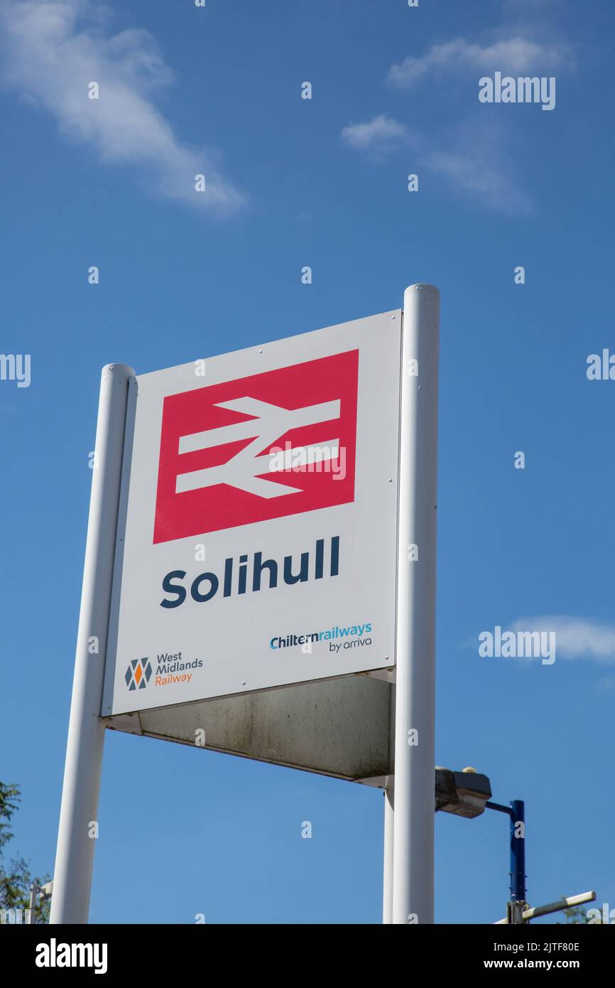 Solihull Railway Station Stock Photo - Alamy